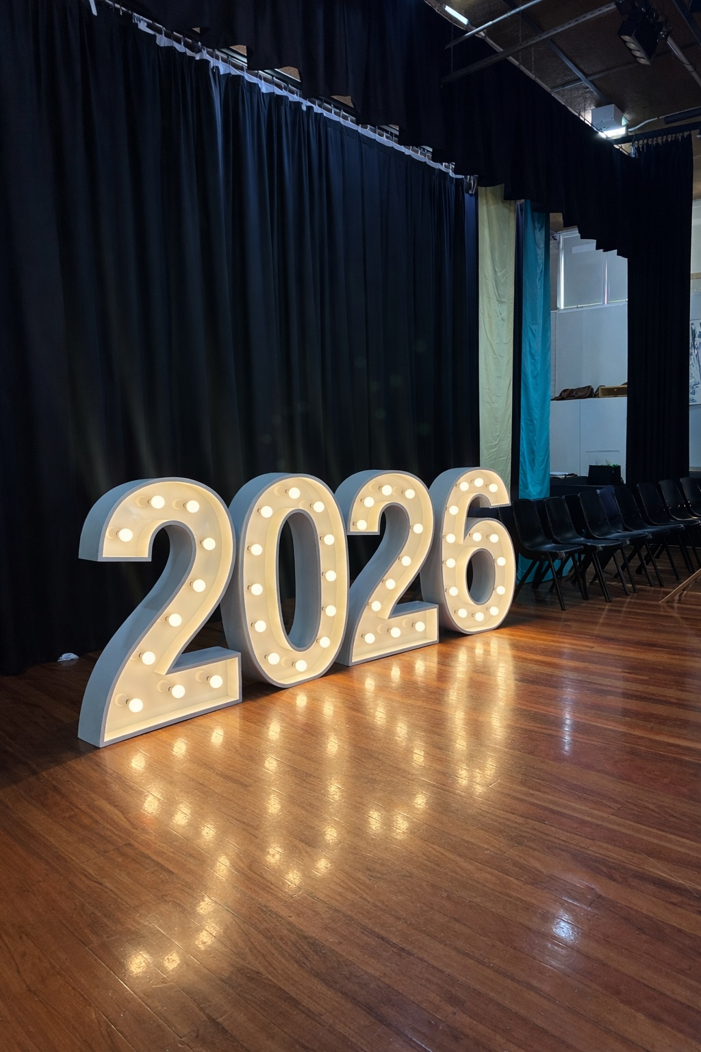2026 Light Up Number Hire Brisbane | 1.2m Event Numbers