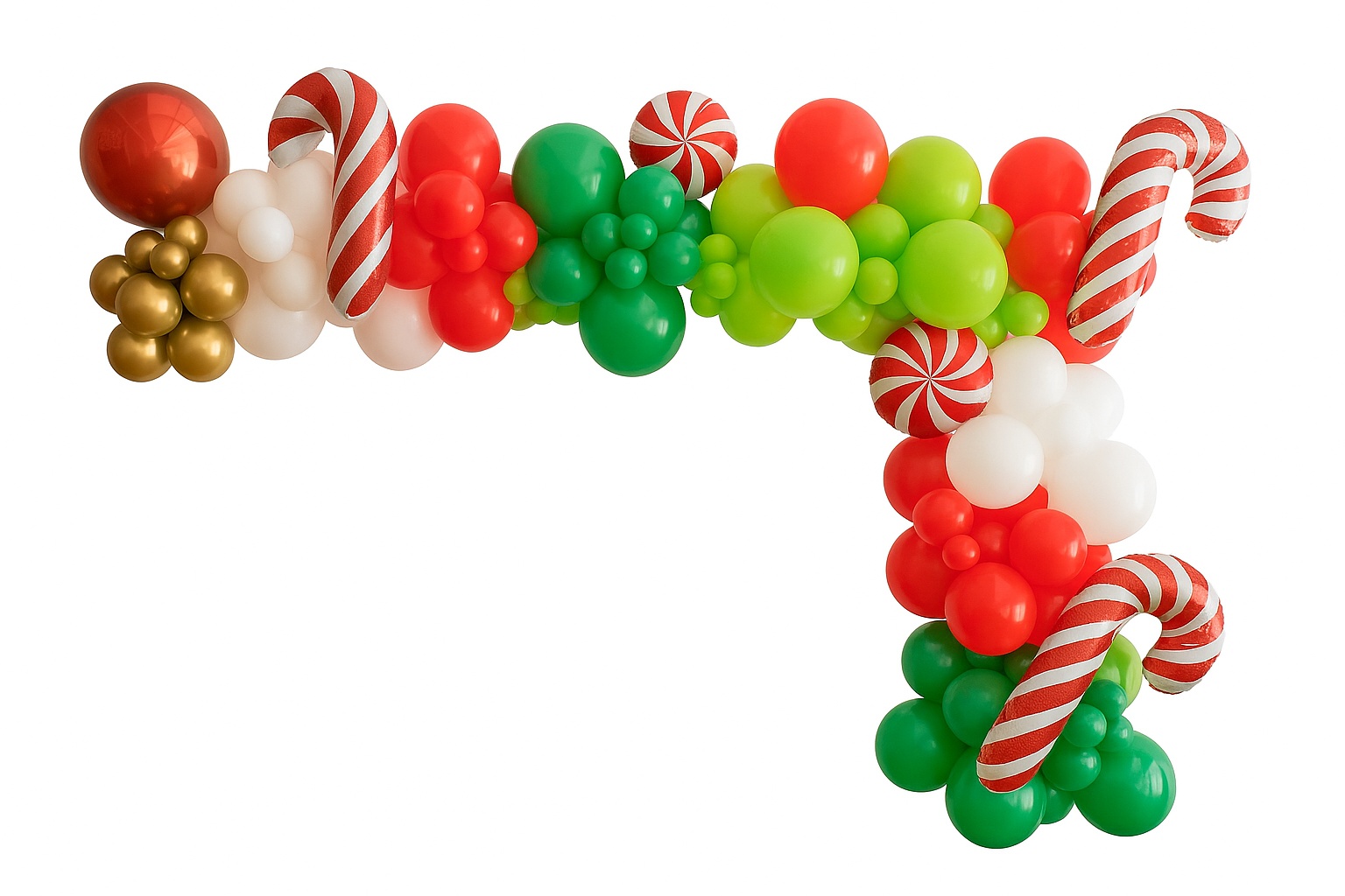 Classic Christmas Balloon Garland